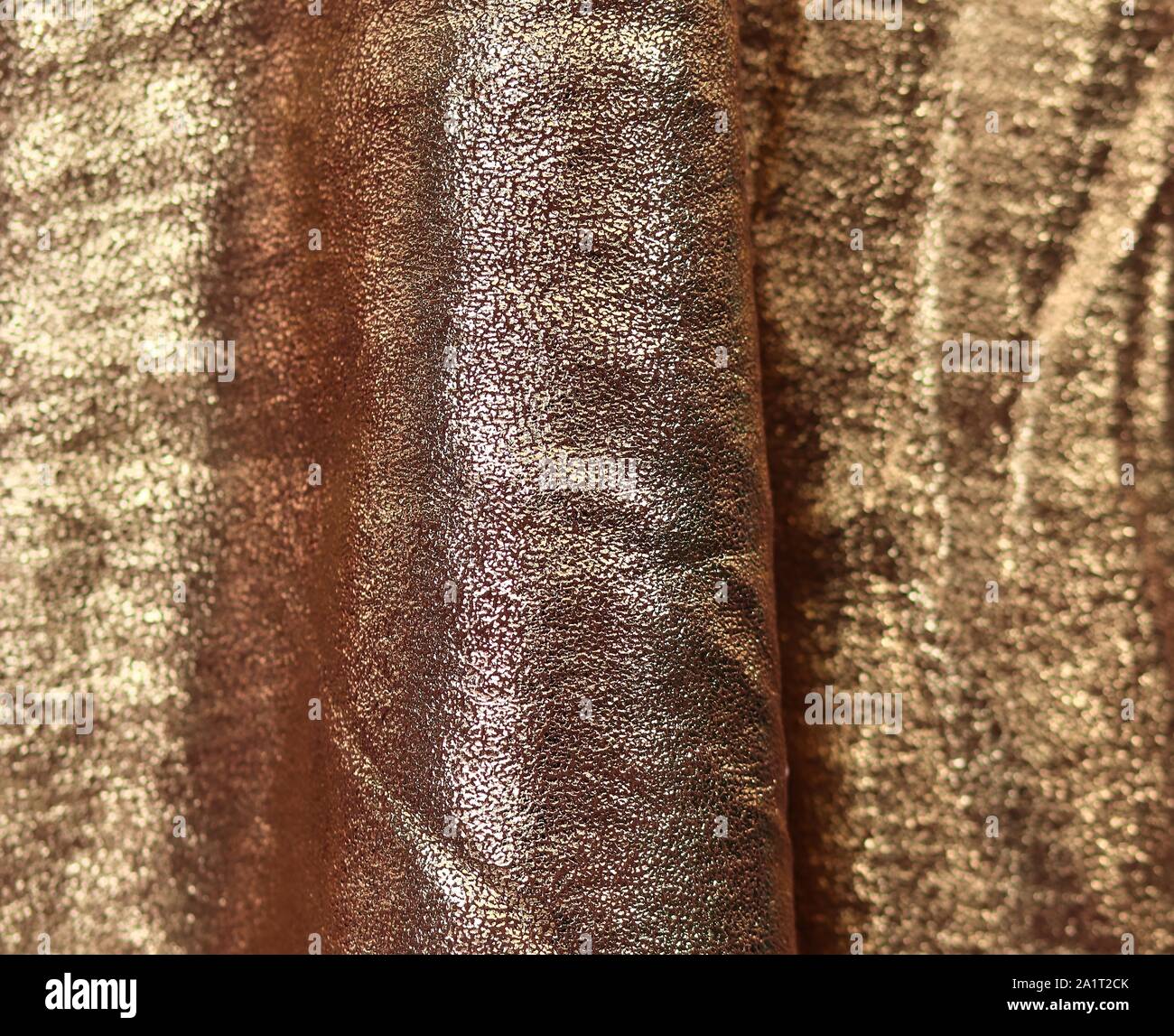 Colorful detailed fabric textures of different cloth types in a close ...