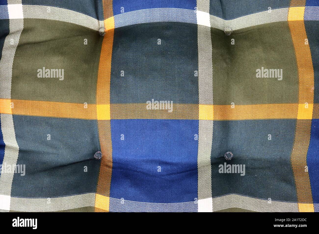 Colorful detailed fabric textures of different cloth types in a close ...