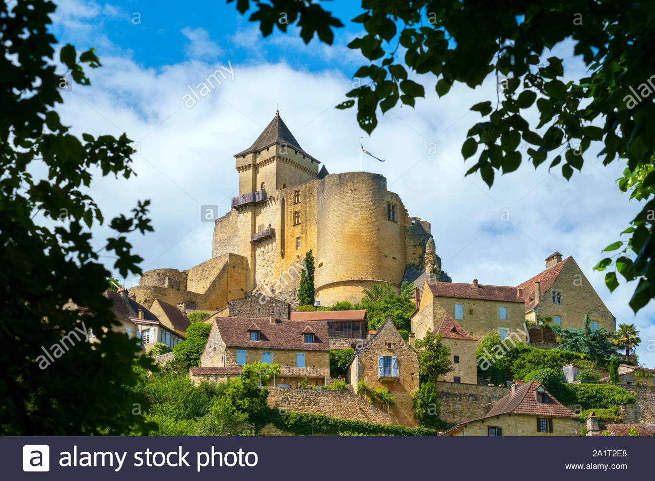 Castelnaud Castle Castelnaud La Chapelle Stock Photos & Castelnaud ...