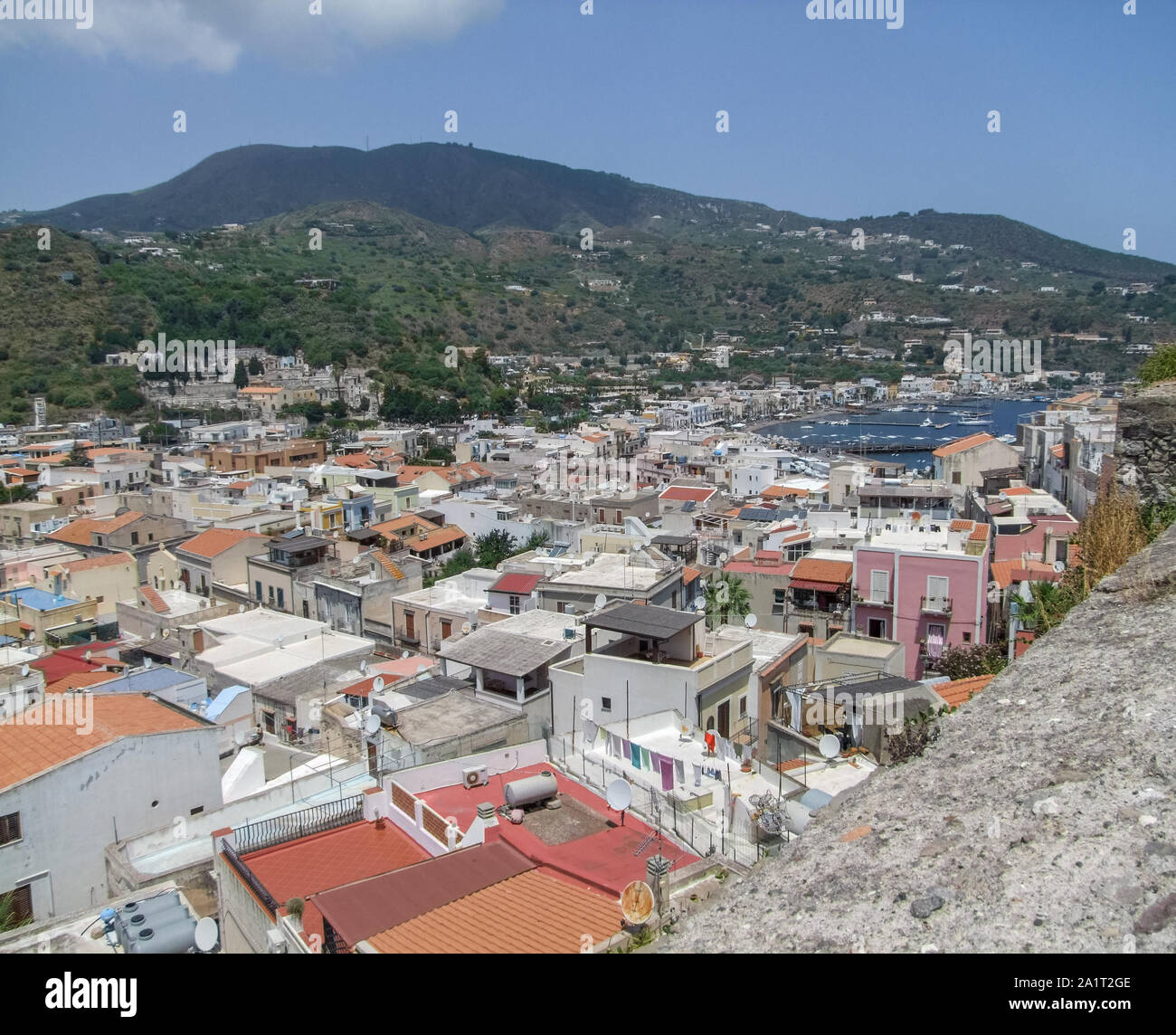 Lipari italy old town hi-res stock photography and images - Alamy