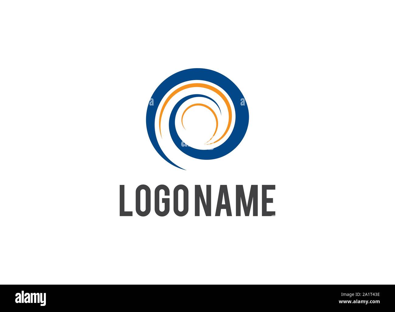 Spiral design logo. Round logo design. Creative logo. Web logo ...