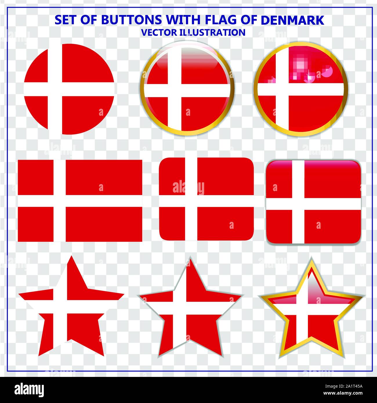 Danish flags banner hi-res stock photography and images - Alamy
