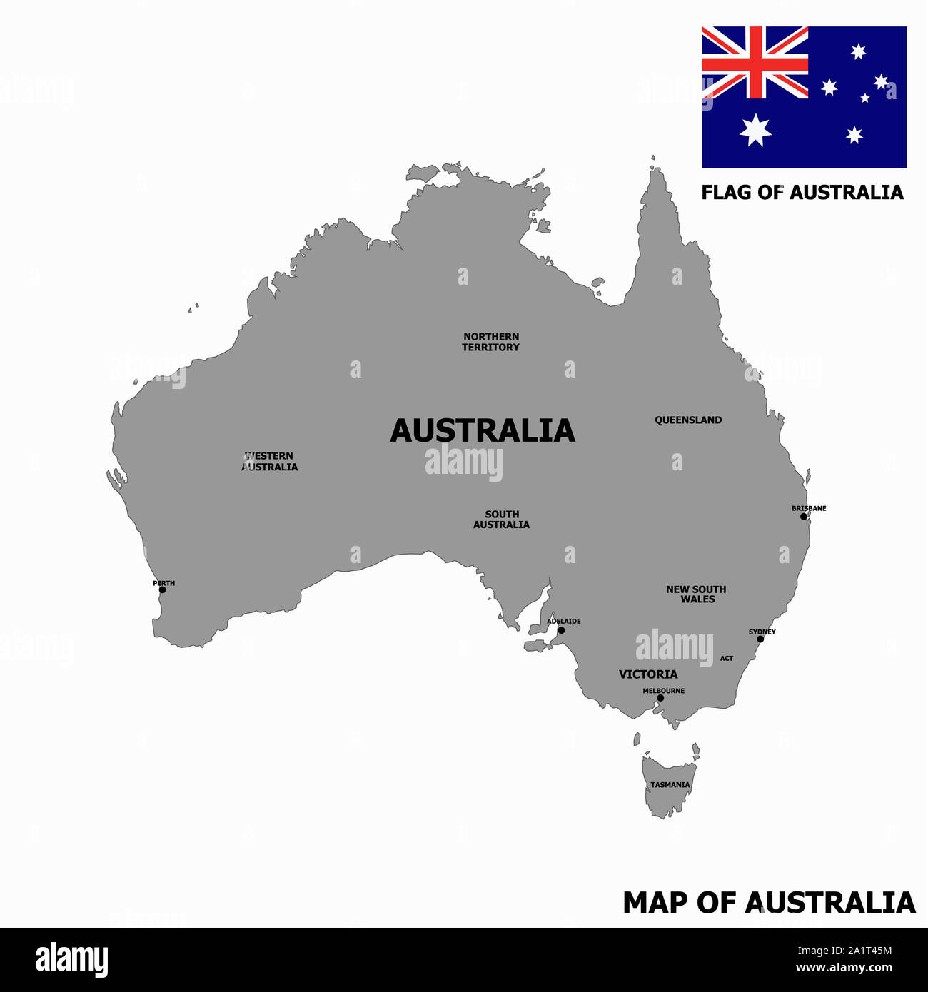 Adelaide australia city map Cut Out Stock Images & Pictures - Alamy
