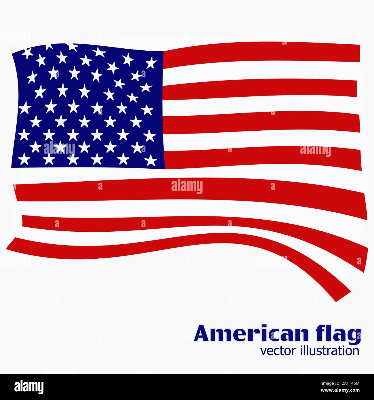 Happy America day background. Illustration with white background ...