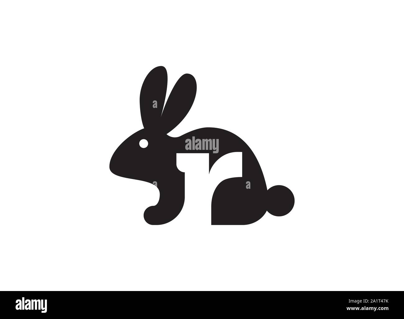 Rabbit Icon Logo Design, Creative Rabbit Logo Design, Rabbit Logo ...