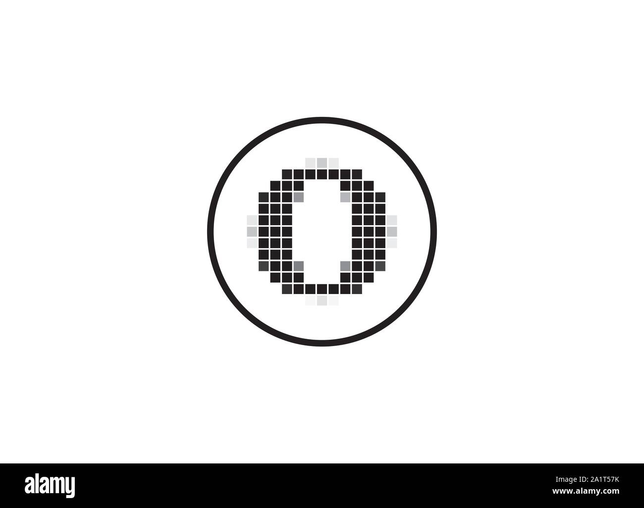 Letter Pixel Motion Logo Design, Pixel Letter Vector Logo Design, Pixel ...