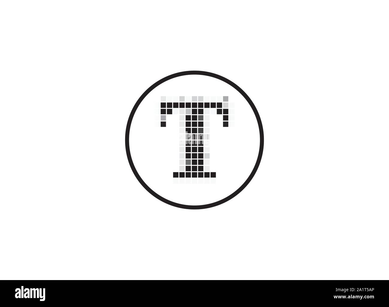 Letter Pixel Motion Logo Design, Pixel Letter Vector Logo Design, Pixel ...