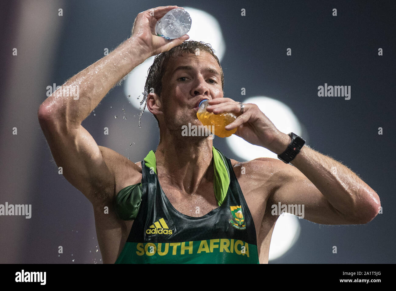 Doha, Qatar. 29th Sep, 2019. Athletics: World Championship, 50 km ...