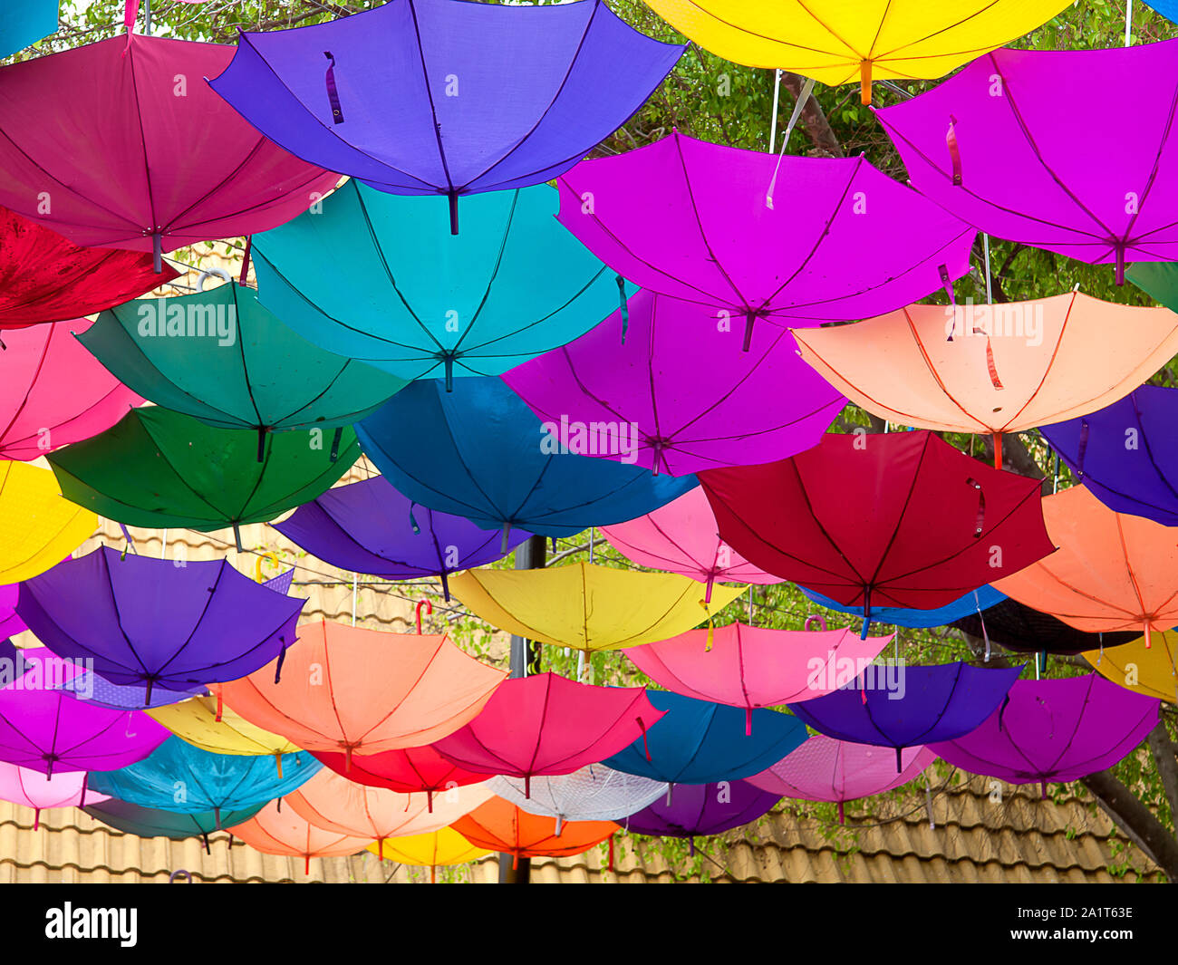 Umbrella umbrellas colourful colorful hi-res stock photography and ...