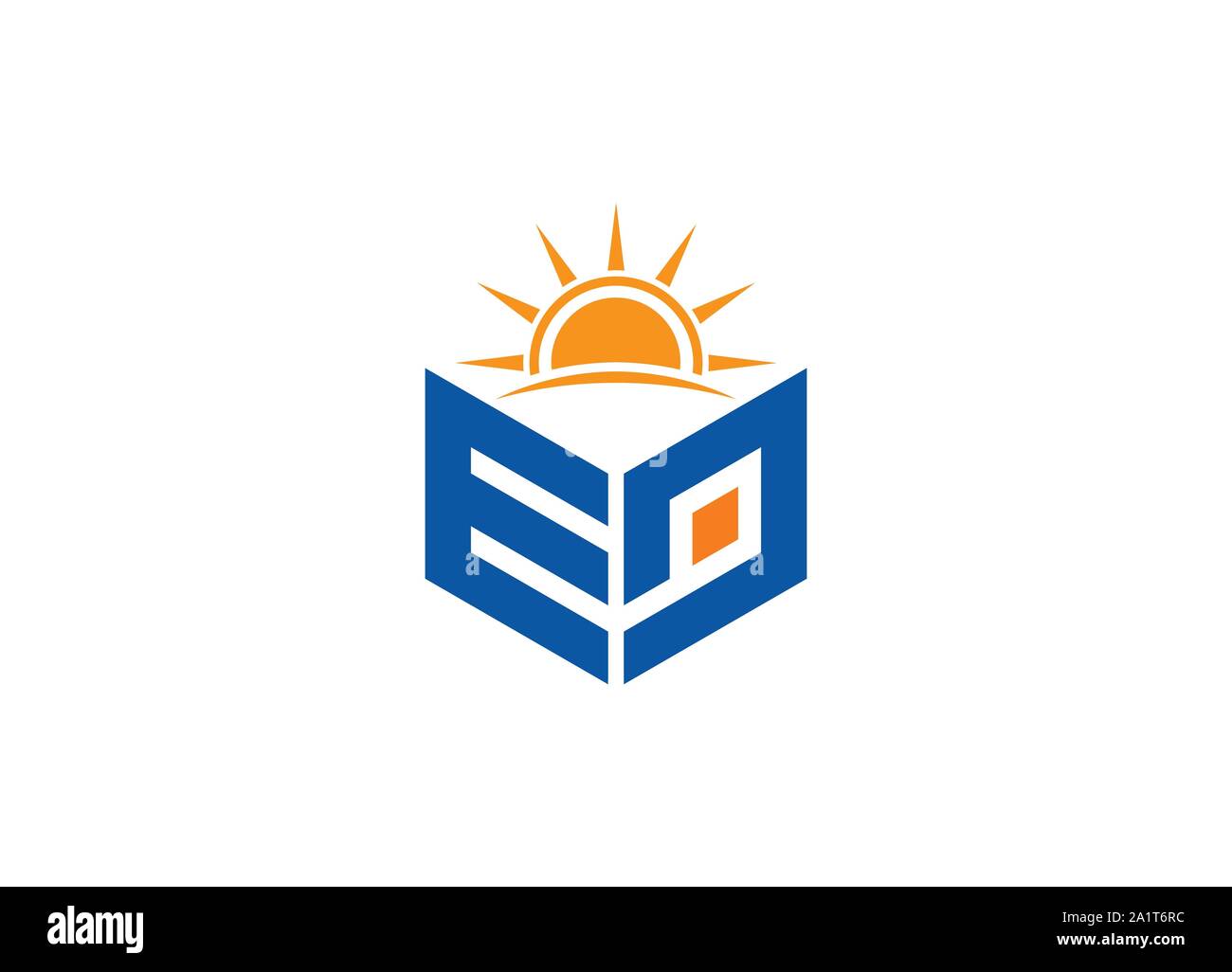 Abstract polygonal Letter Logo, hexagon letter logo, polygonal Letter ...