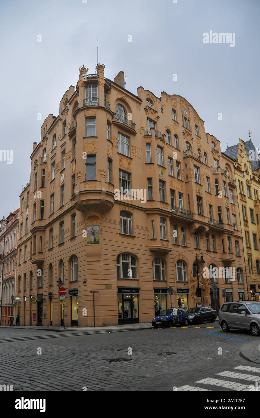 Buildings in Prague Stock Photo - Alamy
