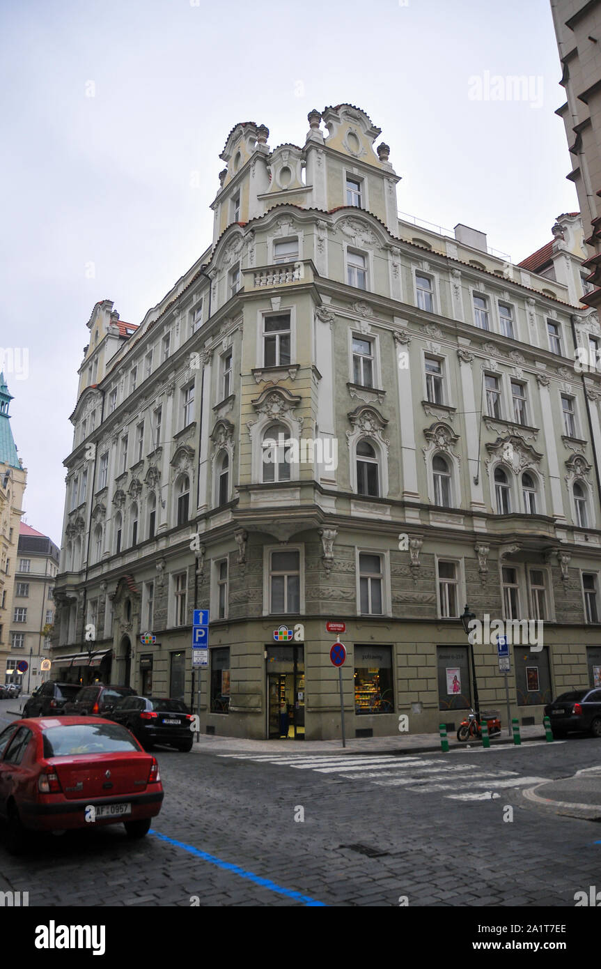 Buildings in Prague Stock Photo - Alamy