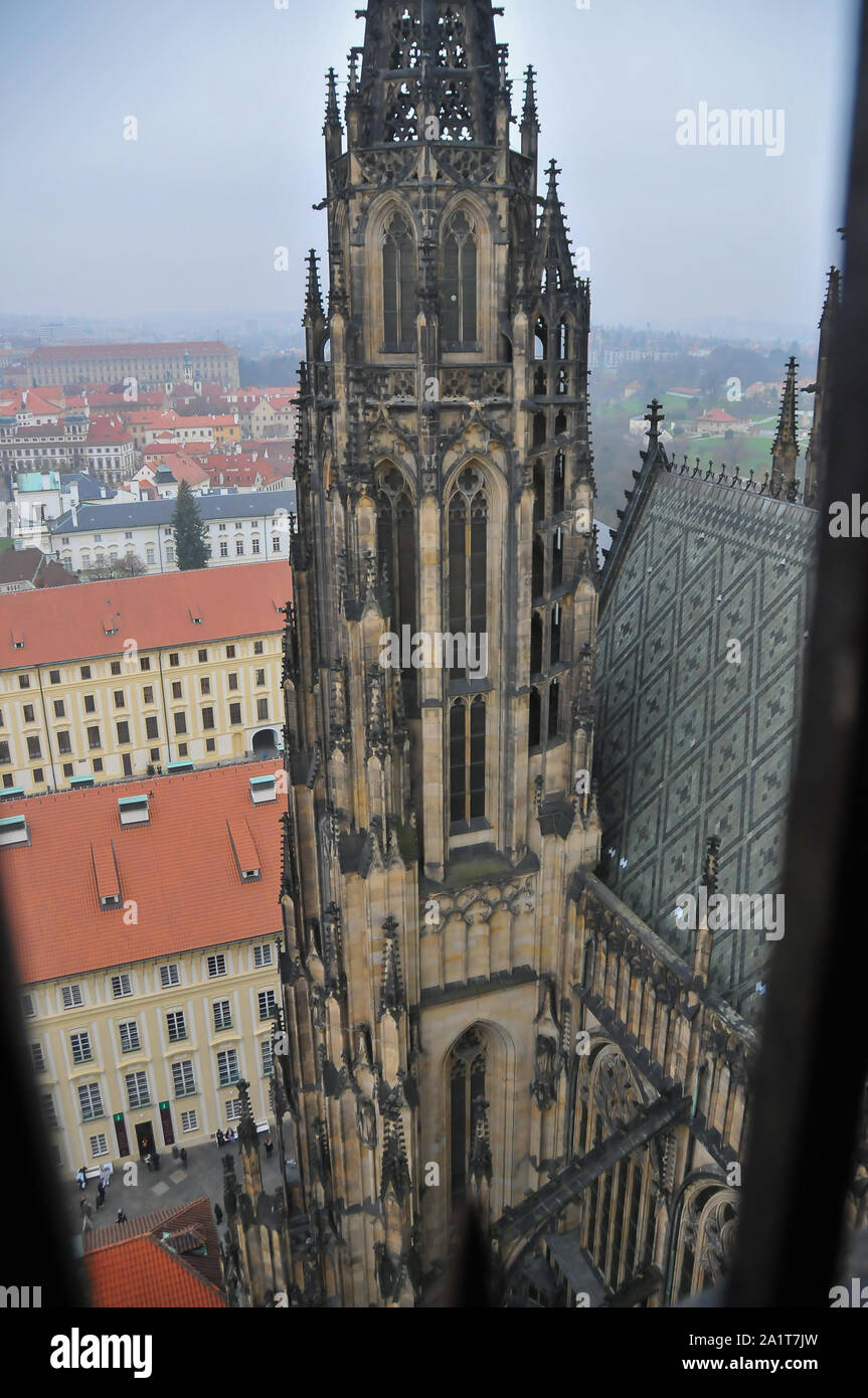 Gothic art in Prague Stock Photo - Alamy