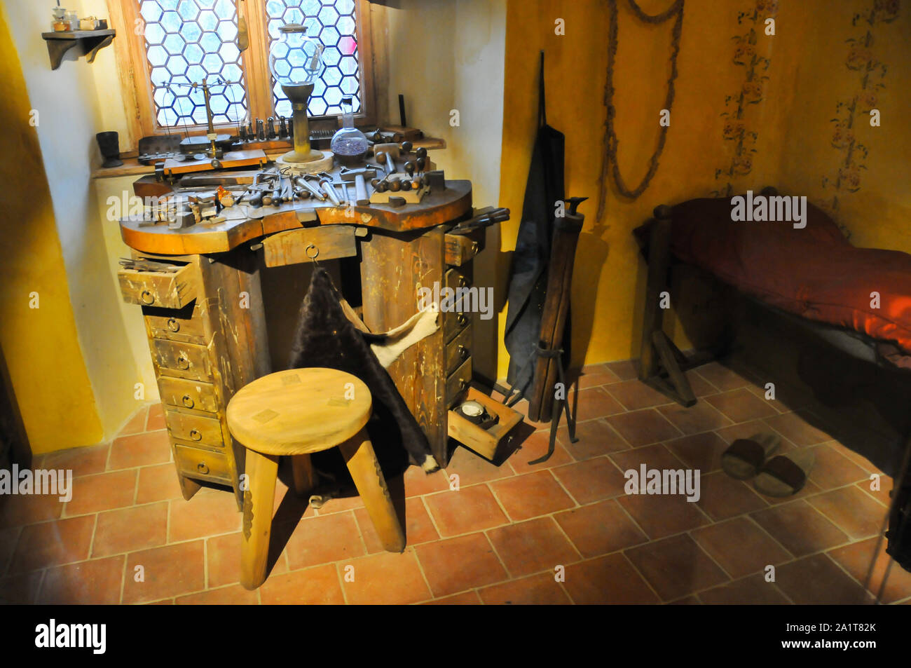 Interiors of ancient houses Stock Photo - Alamy