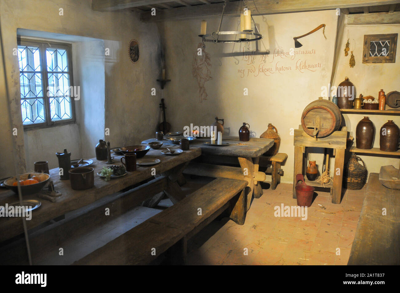 Interiors of ancient houses Stock Photo - Alamy