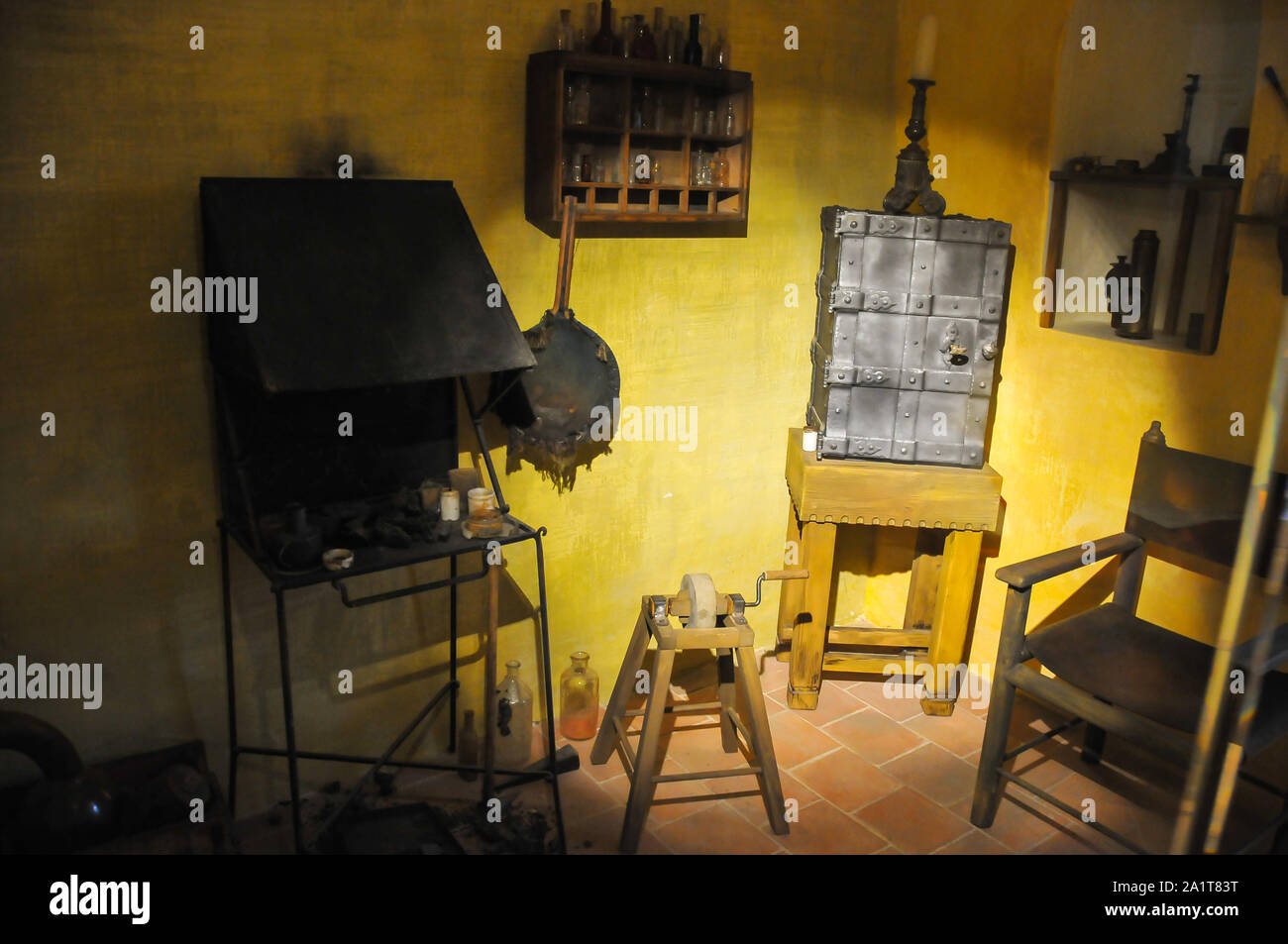 Interiors of ancient houses Stock Photo - Alamy