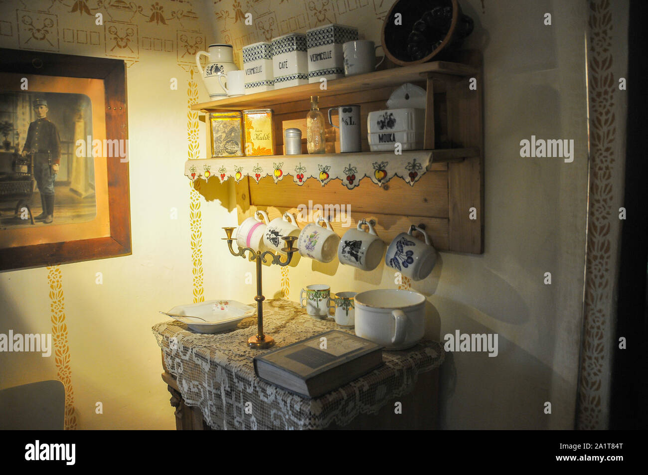 Interiors of ancient houses Stock Photo - Alamy