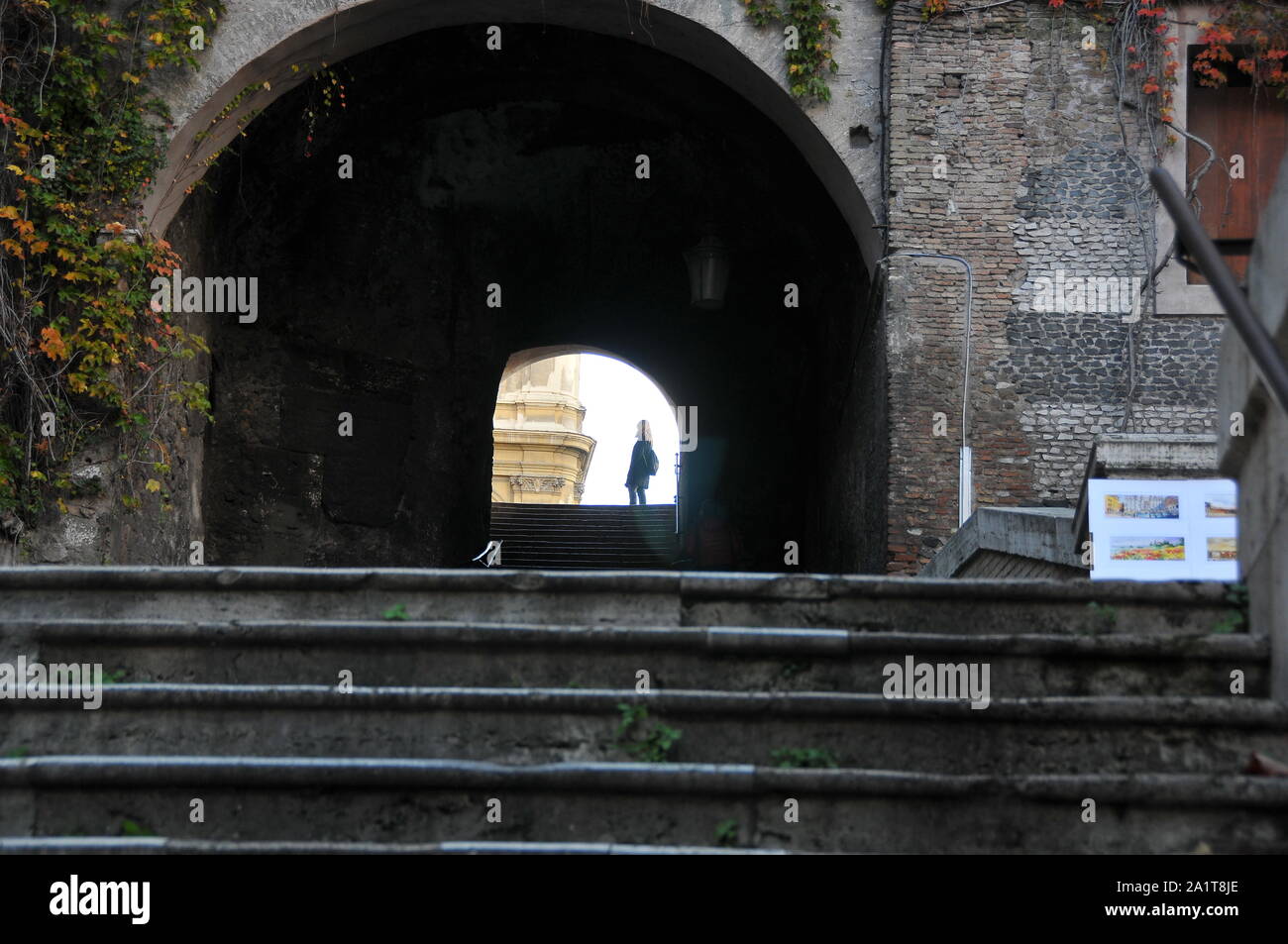Residential Corner House Exterior Rome High Resolution Stock ...