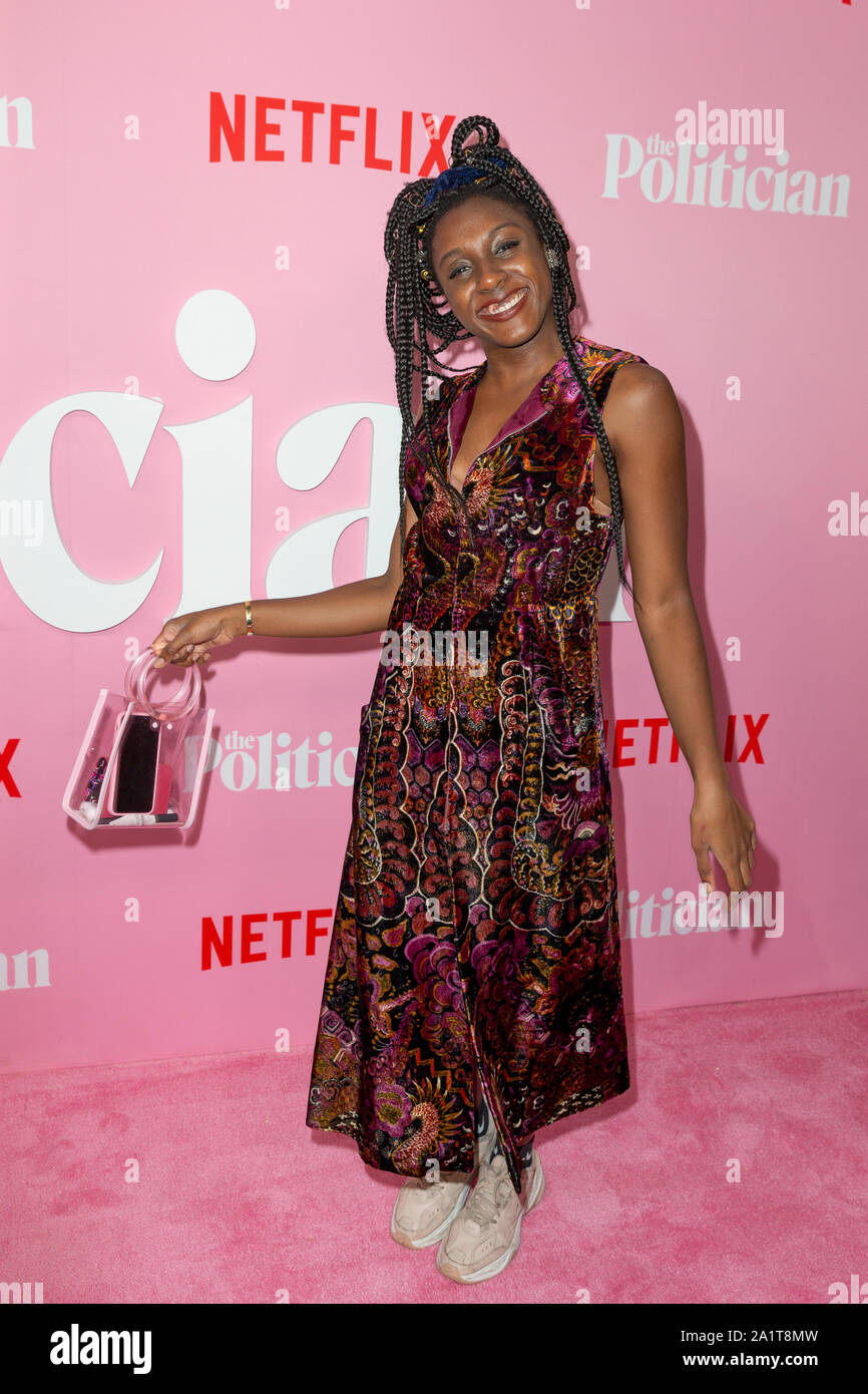 NEW YORK, NY - SEPTEMBER 26: Ziwe Fumudoh attends the premiere of ...
