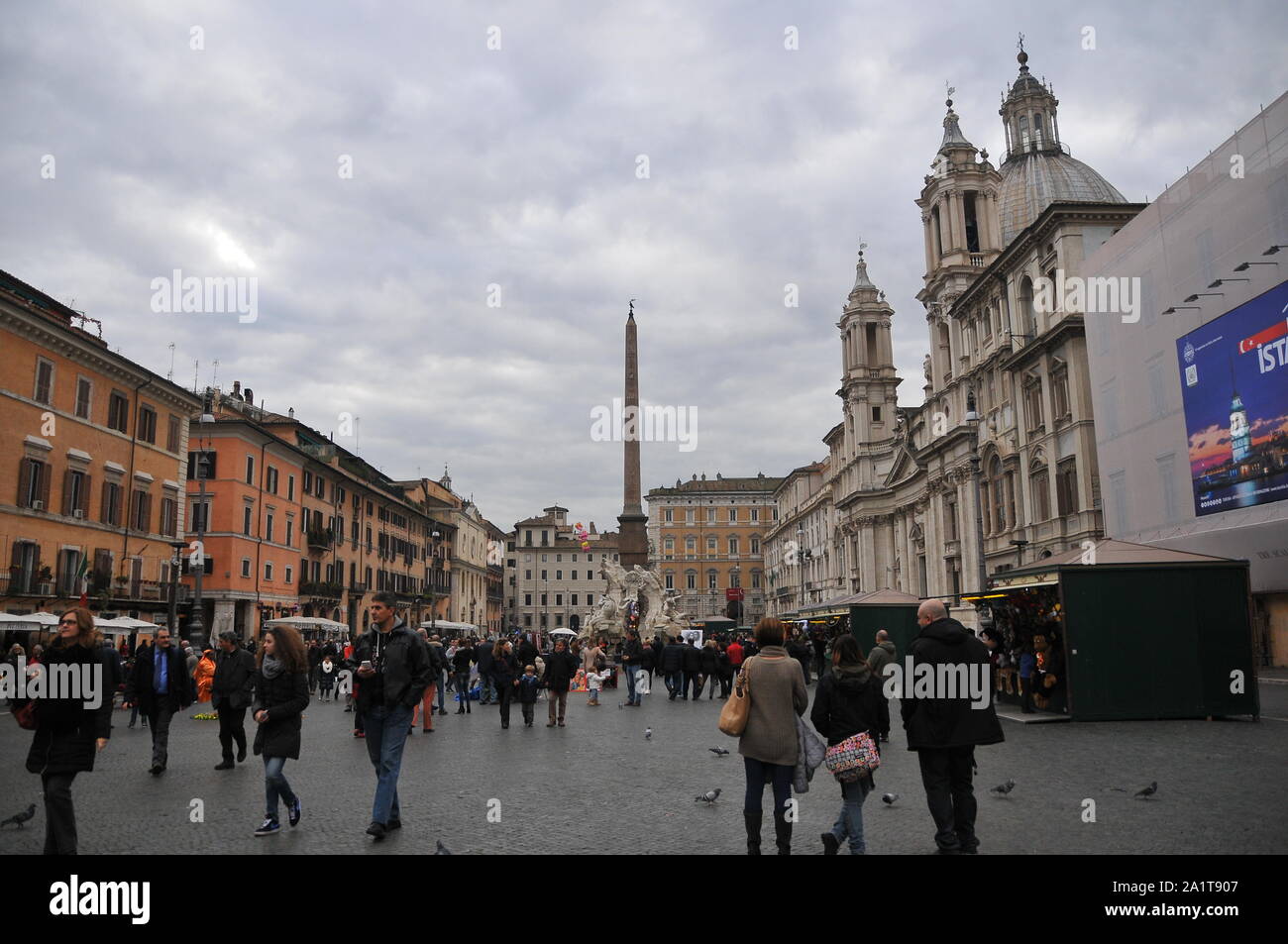 Piazza Navona in Rome Stock Photo - Alamy