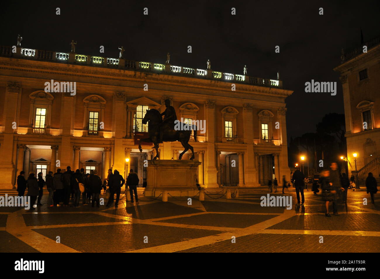 Rome by night Stock Photo - Alamy