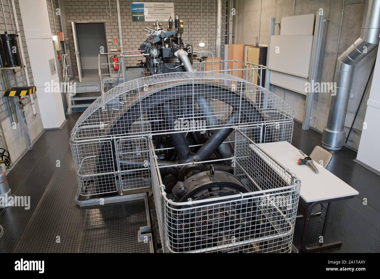 Parow, Germany. 24th Sep, 2019. A MAN four-stroke single-injection ...
