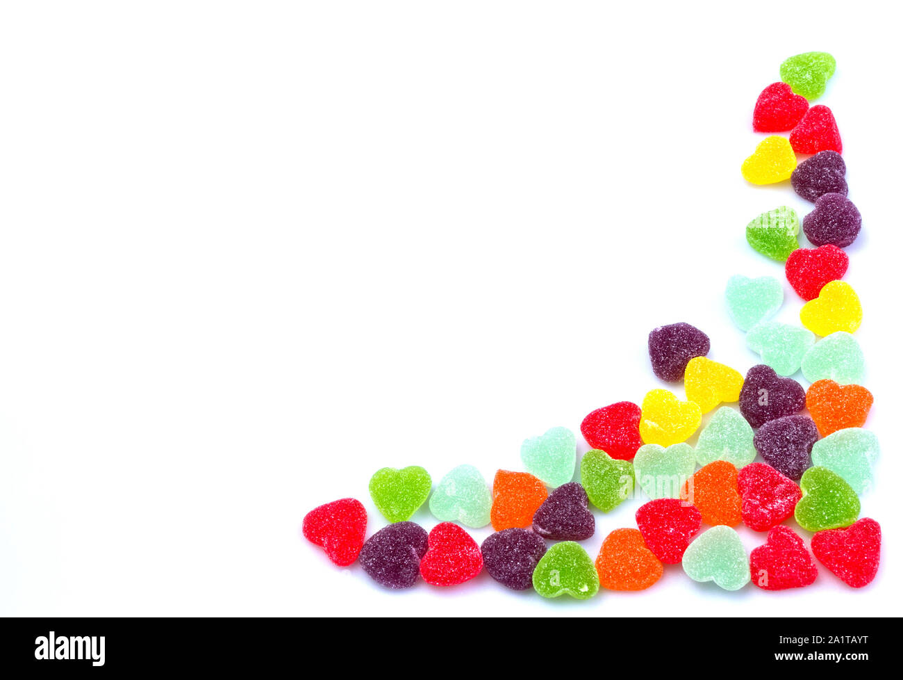 Heart shaped jelly sweet Cut Out Stock Images & Pictures - Alamy