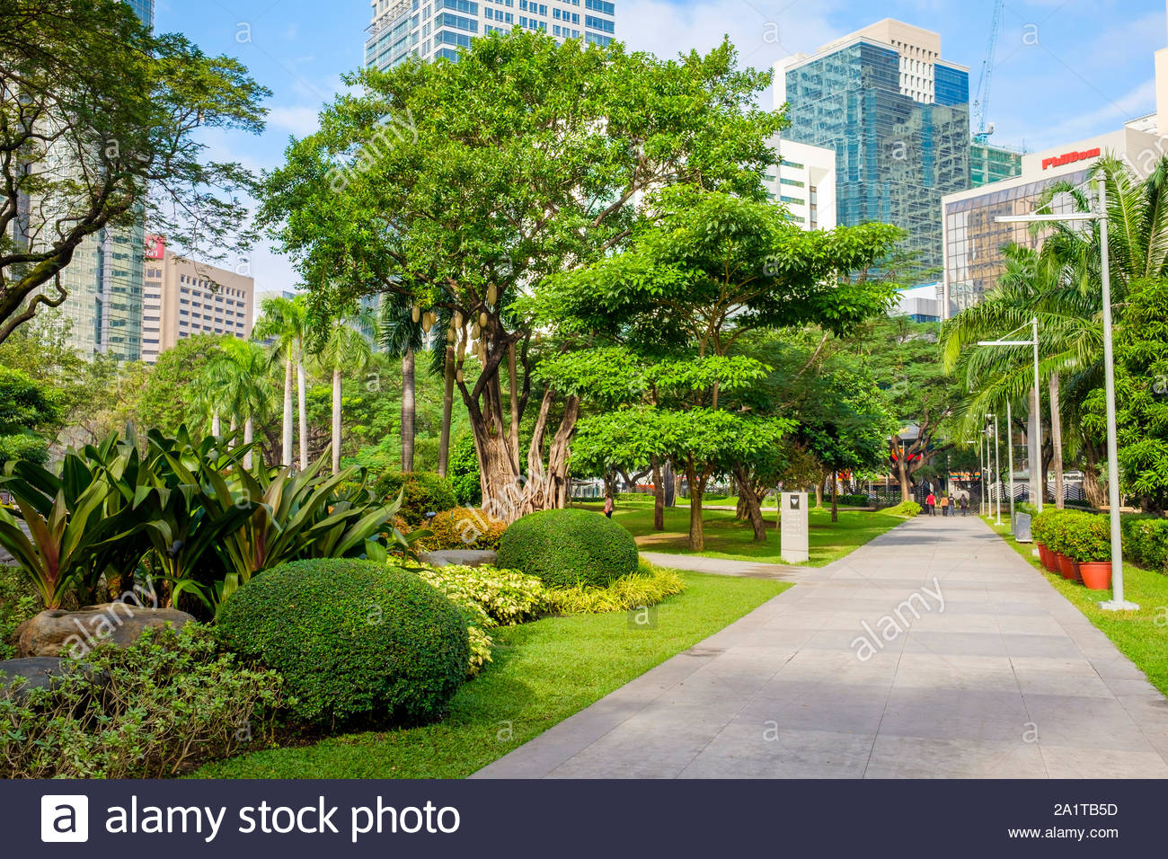 Ayala Triangle Gardens High Resolution Stock Photography and Images - Alamy