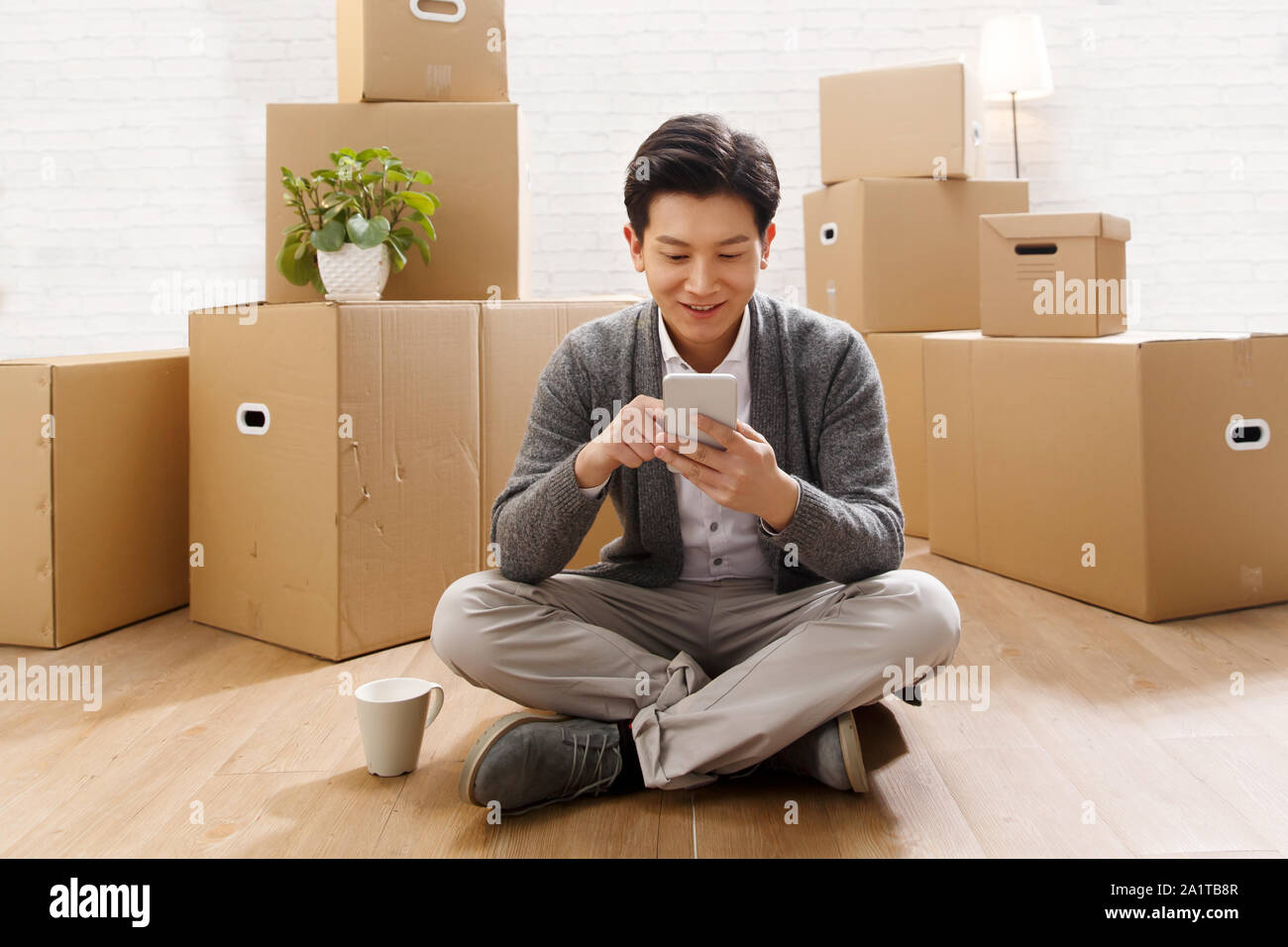 Man still living at home hi-res stock photography and images - Alamy