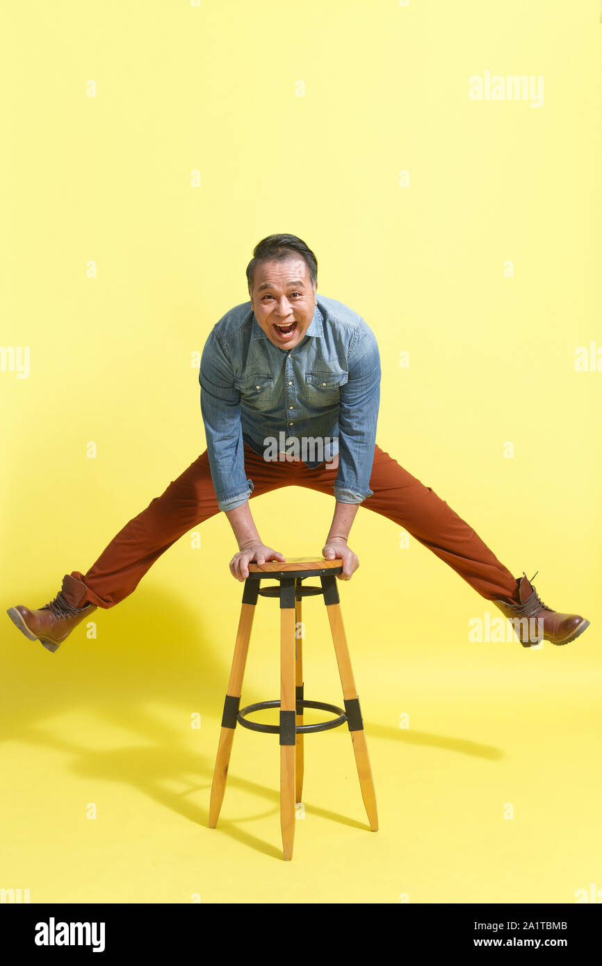 A happy old man Stock Photo - Alamy