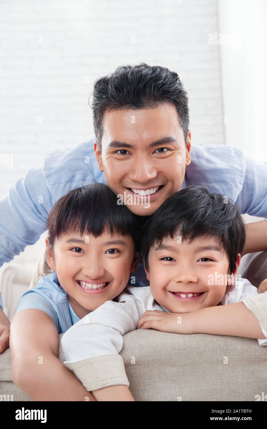 Happy father and child Stock Photo - Alamy