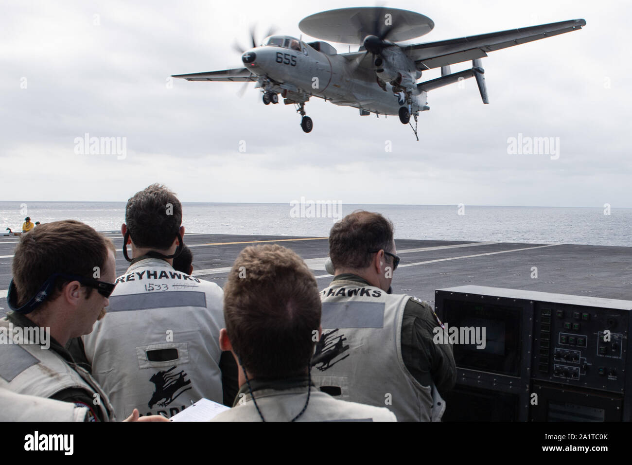 Landing signal officer platform hi-res stock photography and images - Alamy