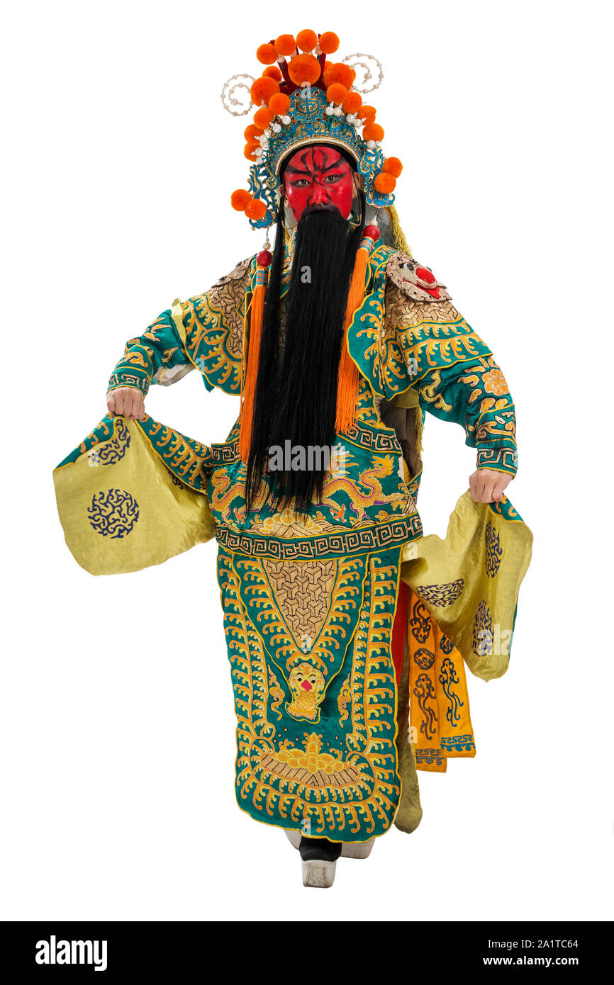 Chinese Opera Face Paint Cut Out Stock Images & Pictures - Alamy