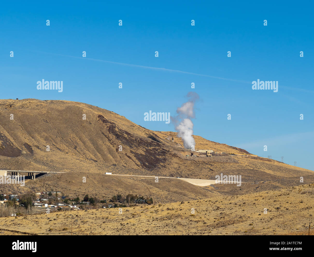 Geothermal power plant nevada hi-res stock photography and images - Alamy
