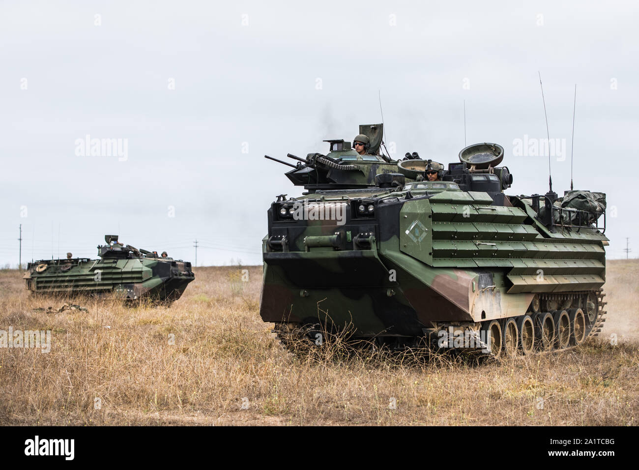 U.S. Marines with 3rd Assault Amphibian Vehicle Battalion, 1st Marine ...