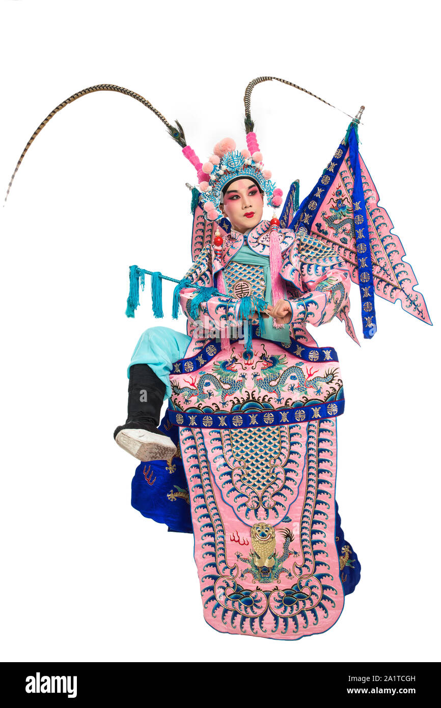 Chinese Opera Face Paint Cut Out Stock Images & Pictures - Alamy