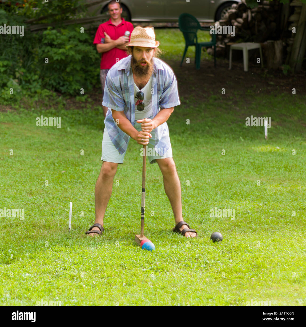 Croquette game hi-res stock photography and images - Alamy