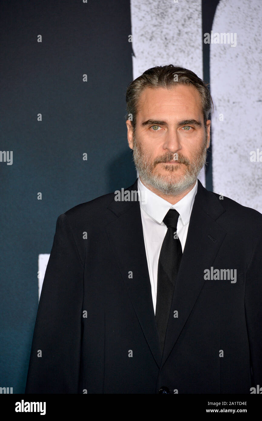 Los Angeles, USA. 29th Sep, 2019. Joaquin Phoenix at the premiere of ...