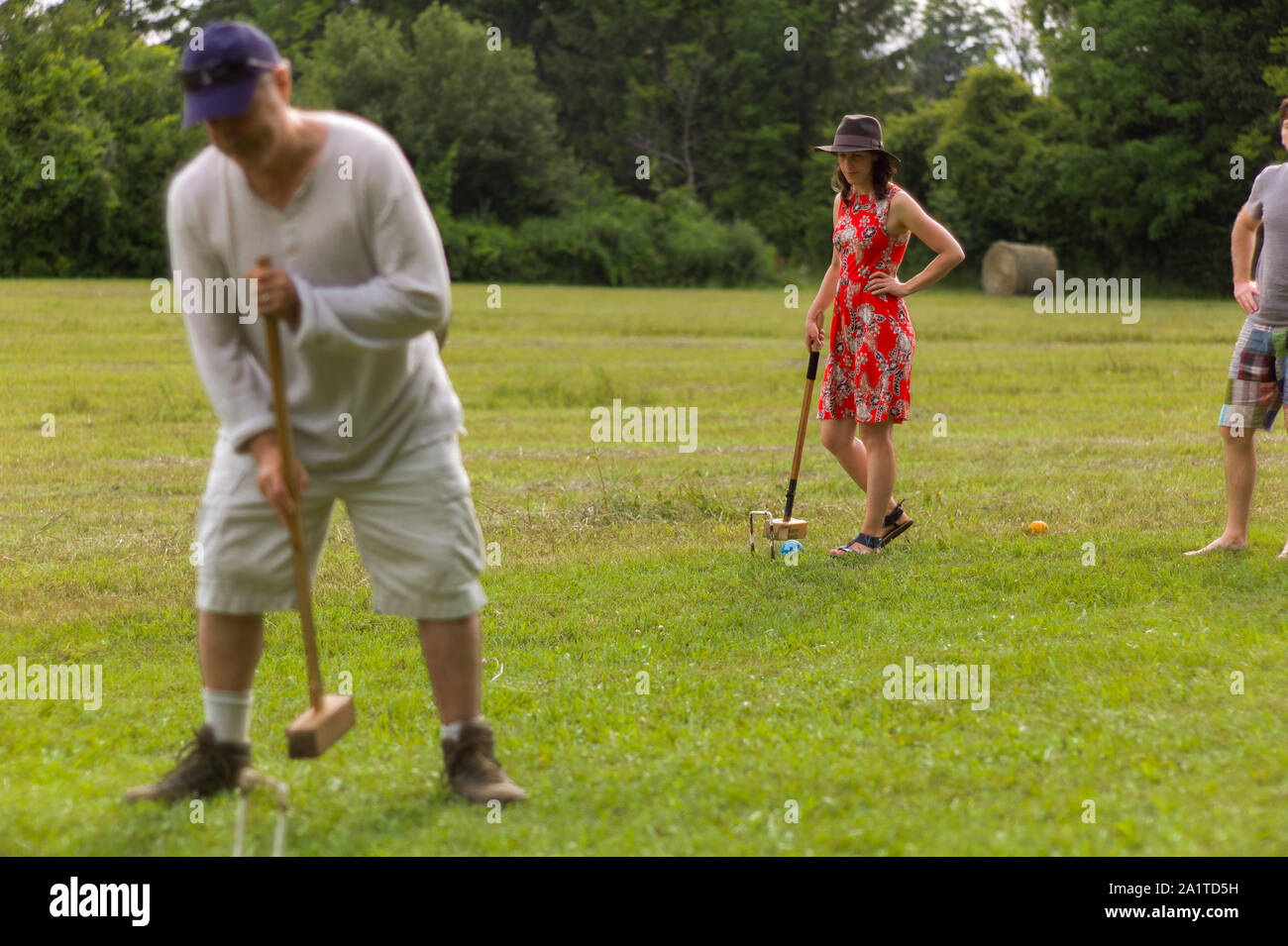 Croquette game hi-res stock photography and images - Alamy