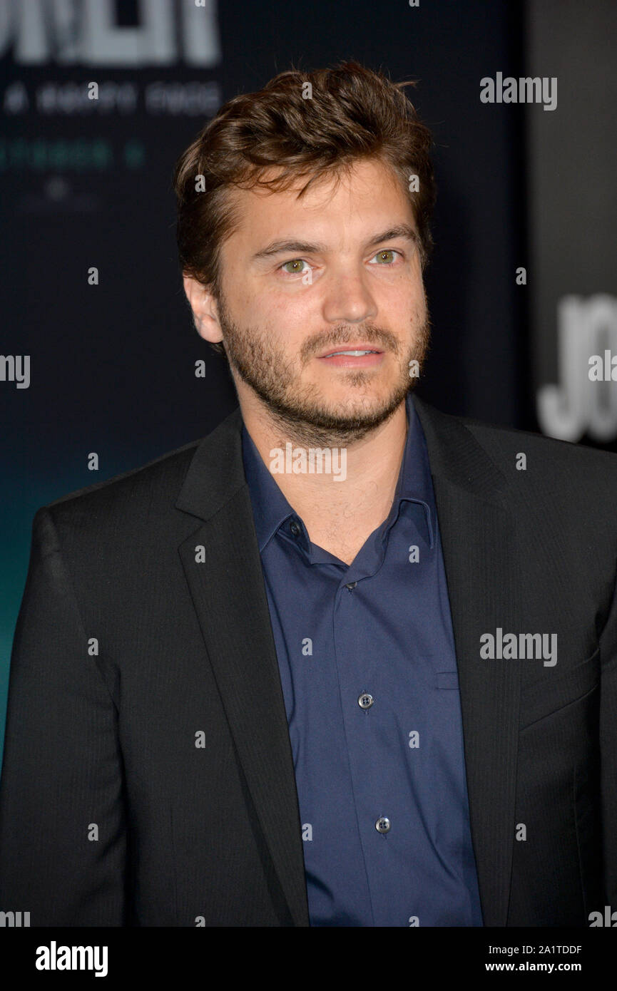 Los Angeles, USA. 29th Sep, 2019. Emile Hirsch at the premiere of ...