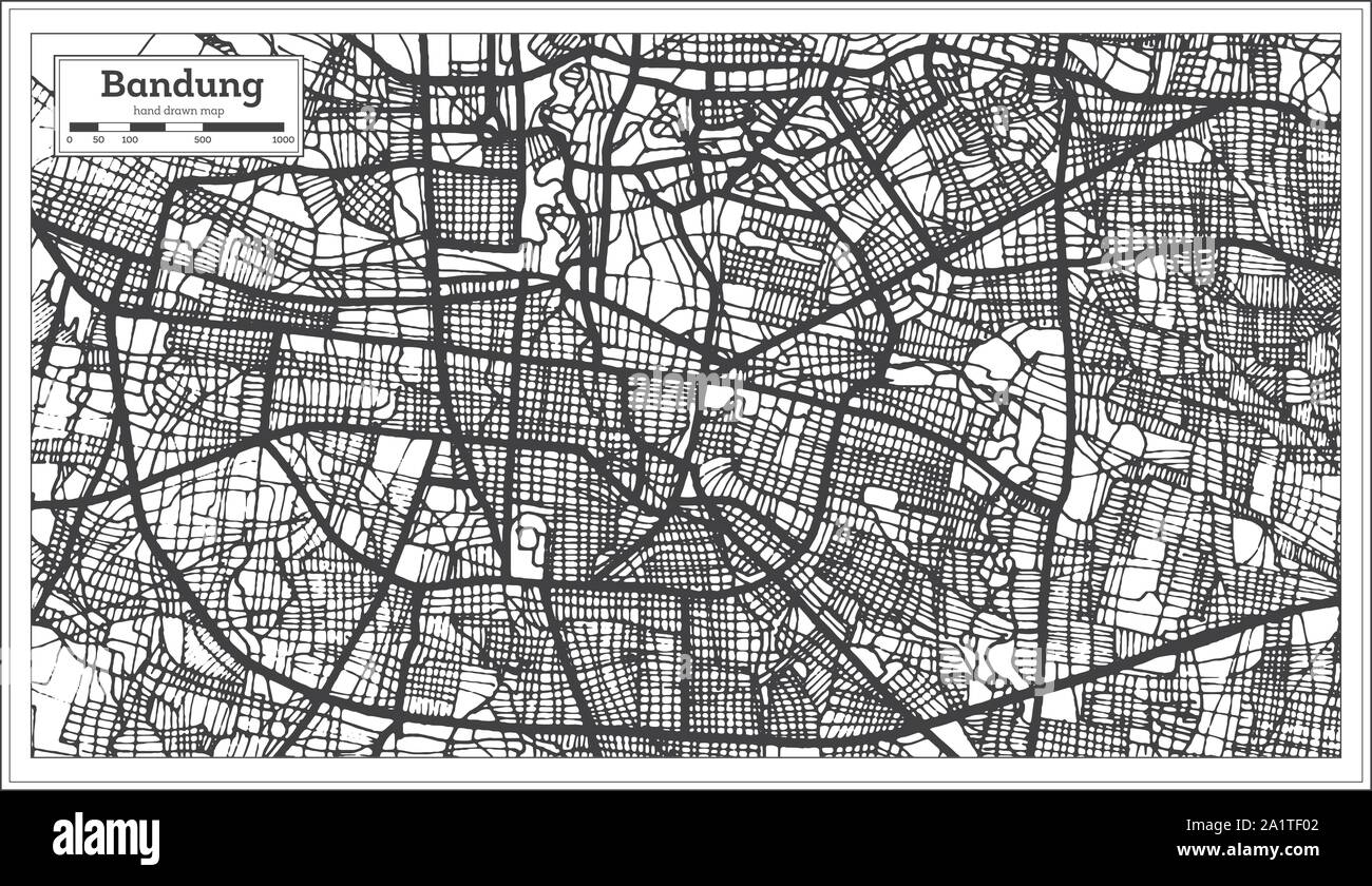 Bandung map hi-res stock photography and images - Alamy