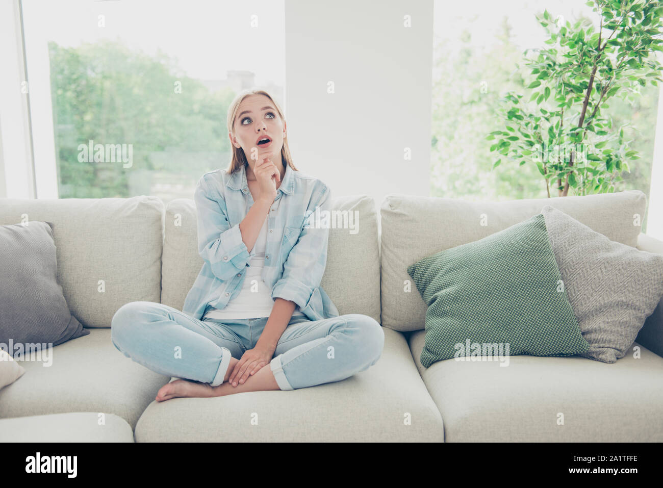 Why what else Remember funky cute facial expression she people Stock ...