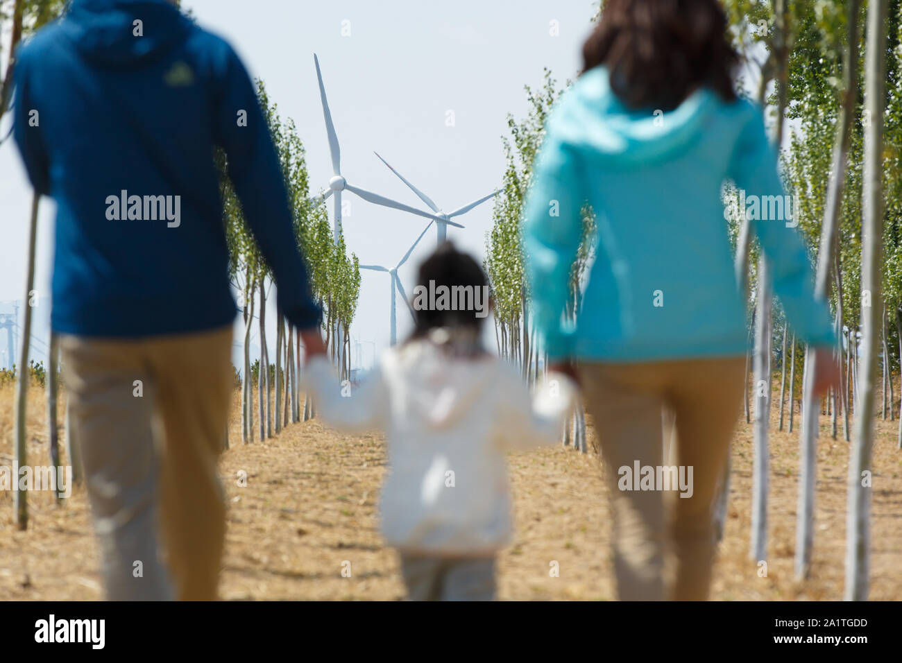 A happy family in the outdoor outing Stock Photo - Alamy