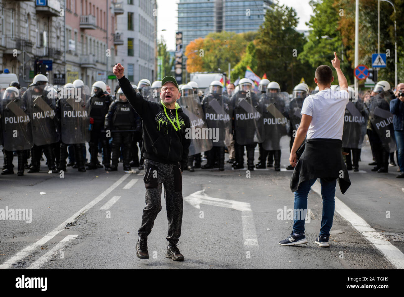 Polish police force hi-res stock photography and images - Alamy