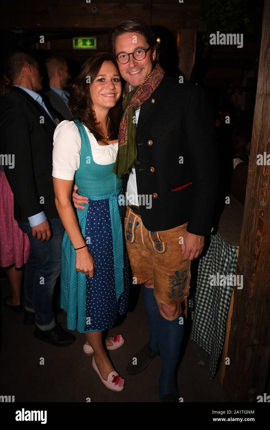 Munich, Germany. 28th Sep, 2019. The politician Andreas Scheuer (CSU ...