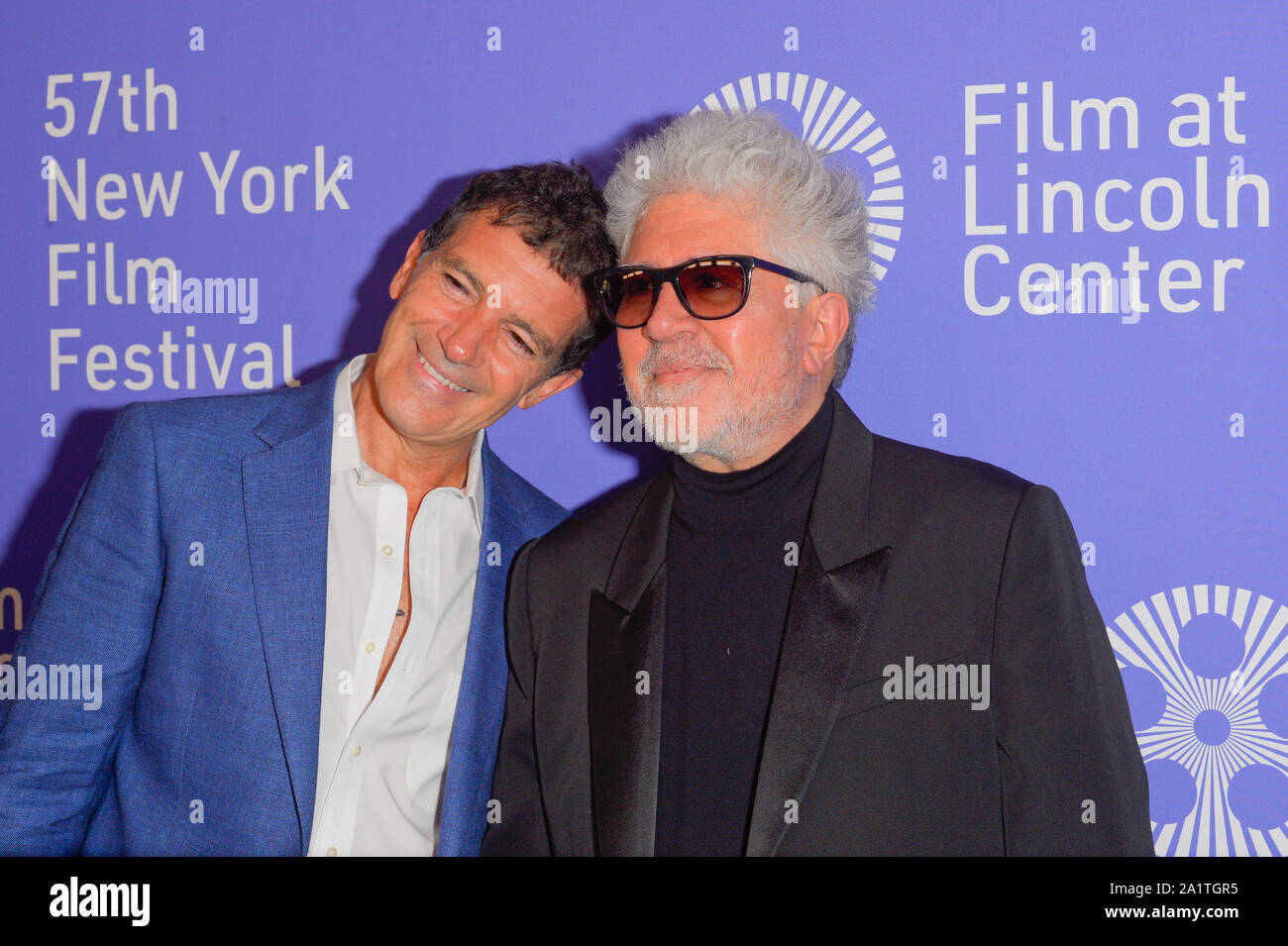 NEW YORK, NY - SEPTEMBER 28: Actor Antonio Banderas and Director and ...