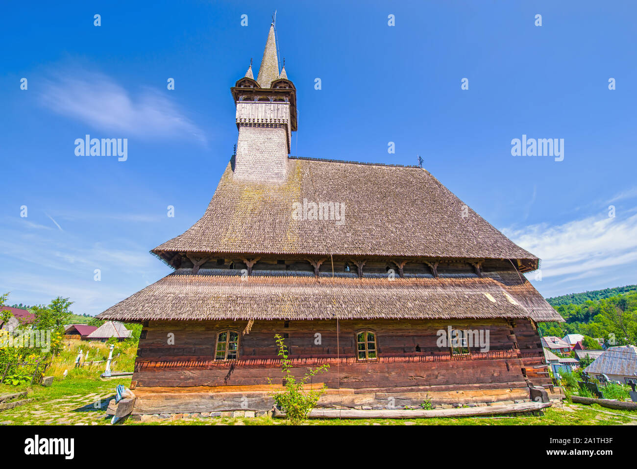 Maramures Wooden Gate To Church High Resolution Stock Photography and ...