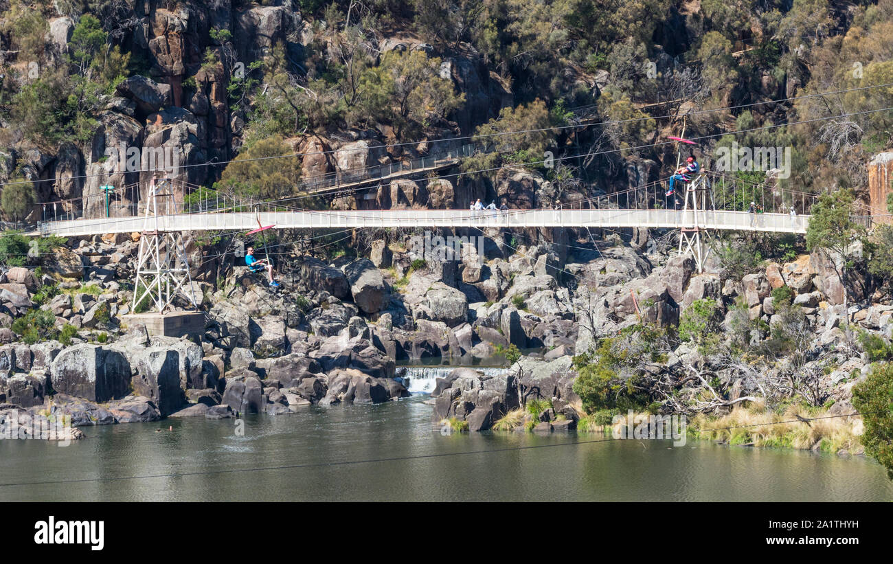 Alexandra suspension bridge hi-res stock photography and images - Alamy
