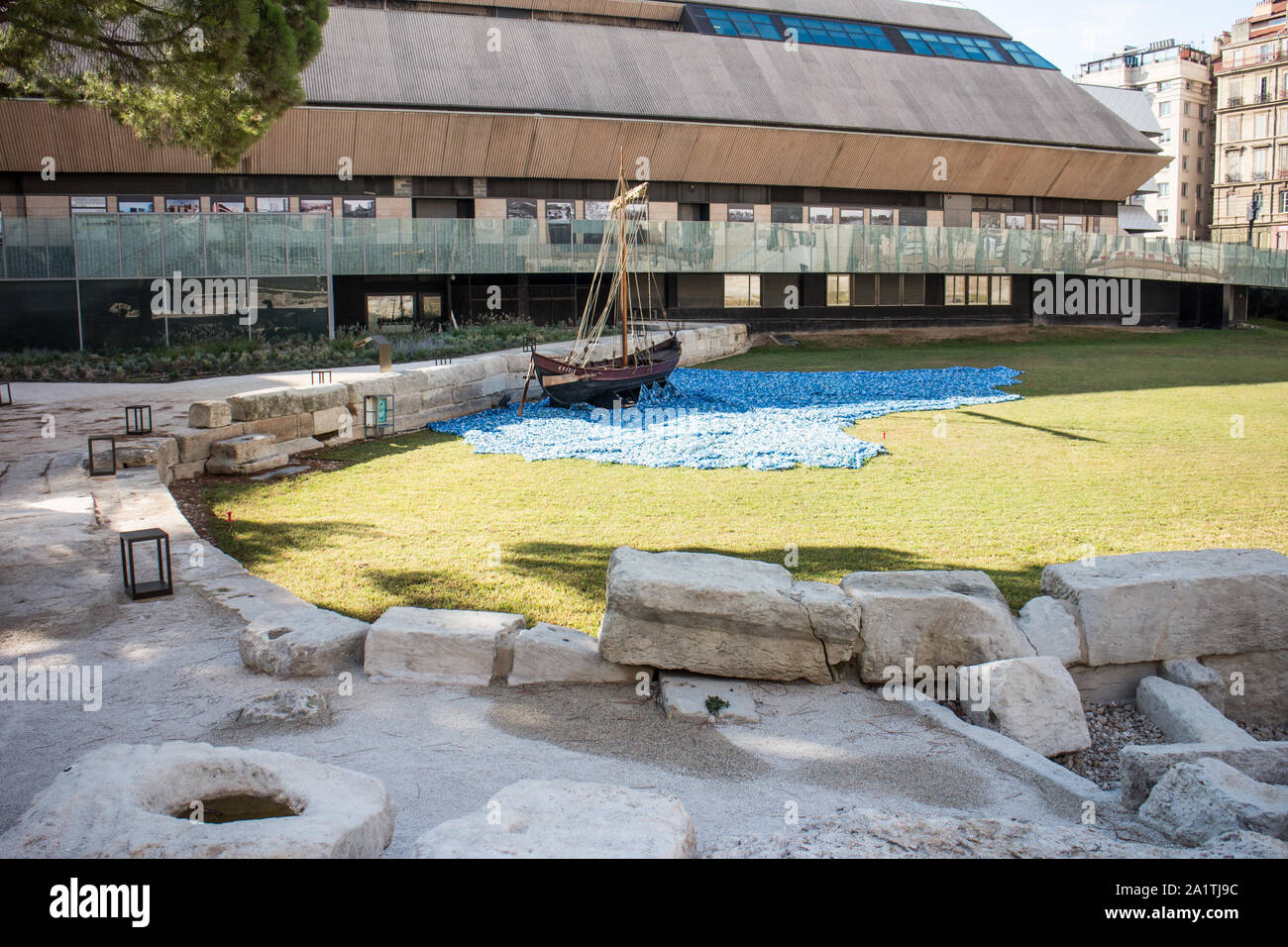Musée d'Histoire de Marseille,the ancient greek port Stock Photo - Alamy