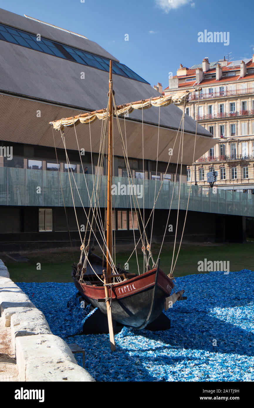 Musée d'Histoire de Marseille,the ancient greek port Stock Photo - Alamy